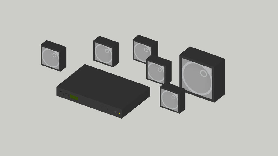 Surround Sound System | 3D Warehouse