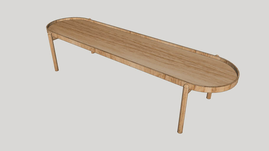 Mesa de Centro Bolero Retangular | 3D Warehouse