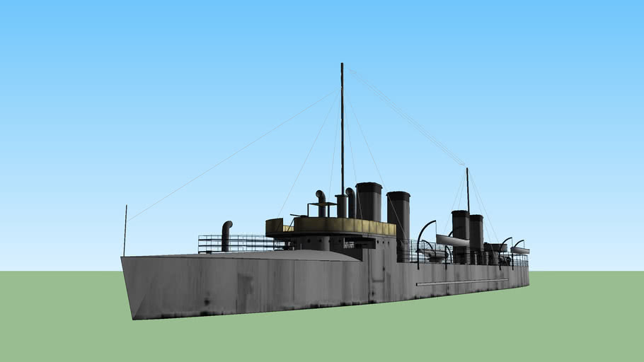 USS Hopkins (DD-6) | 3D Warehouse