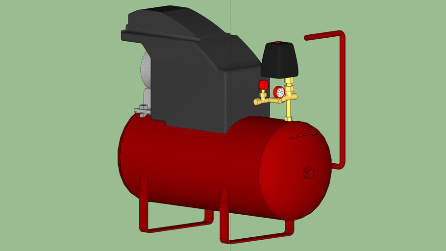 Air Compressor 24 Litres - Compressore ad aria 24 Litri | 3D Warehouse