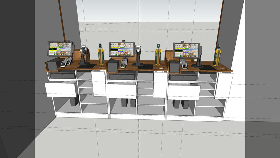 Cash Desk | 3D Warehouse