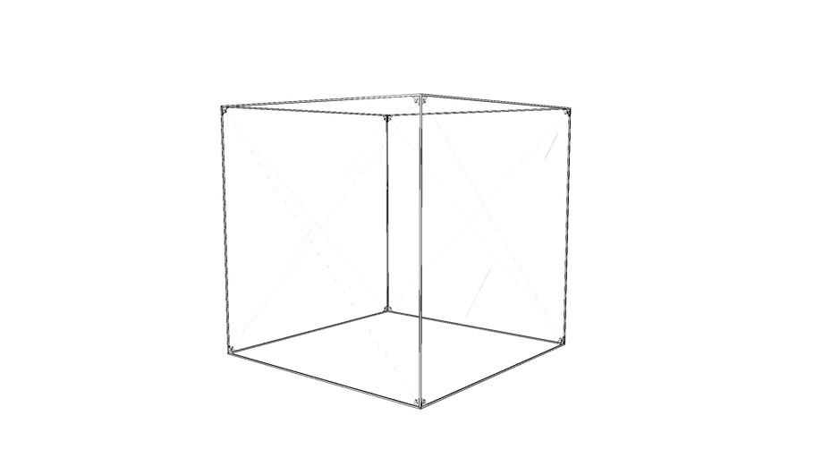 Modular steel cube structure (working model) | 3D Warehouse
