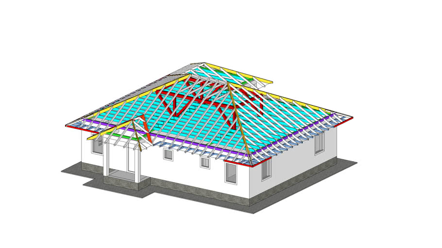 Rafter system | 3D Warehouse