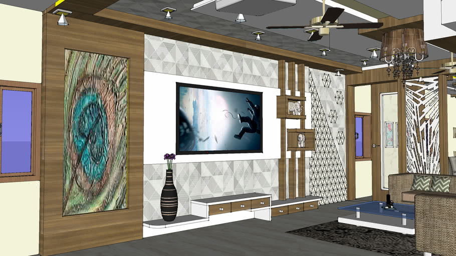 UNIQUE LIVING HALL | 3D Warehouse