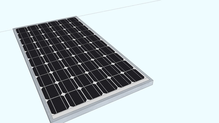 Solar PV 190w panel | 3D Warehouse