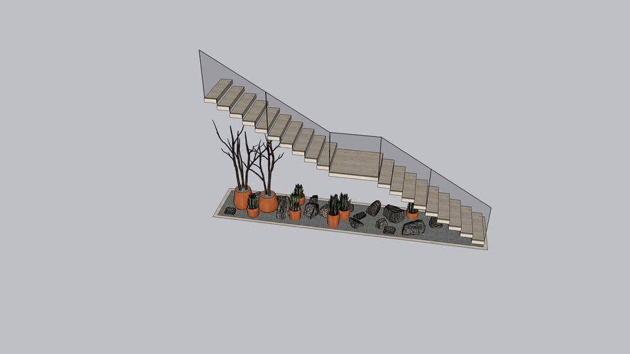 jardim seco - escada | 3D Warehouse