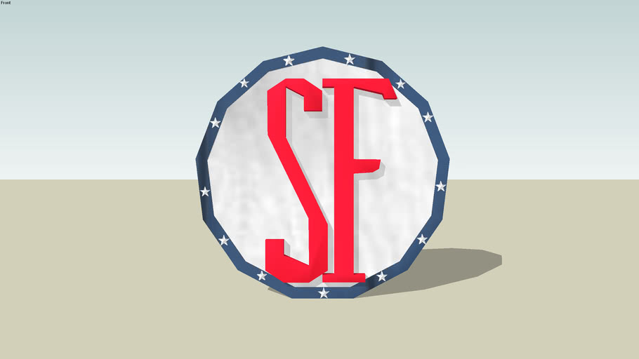 Six Flags Logo | 3D Warehouse