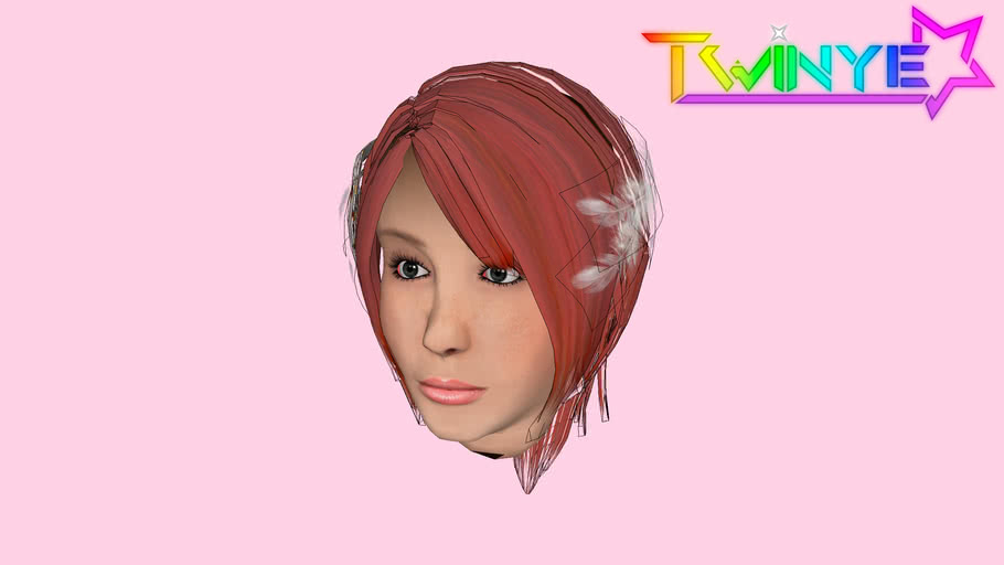 Princess Elise cabelo Hair | 3D Warehouse