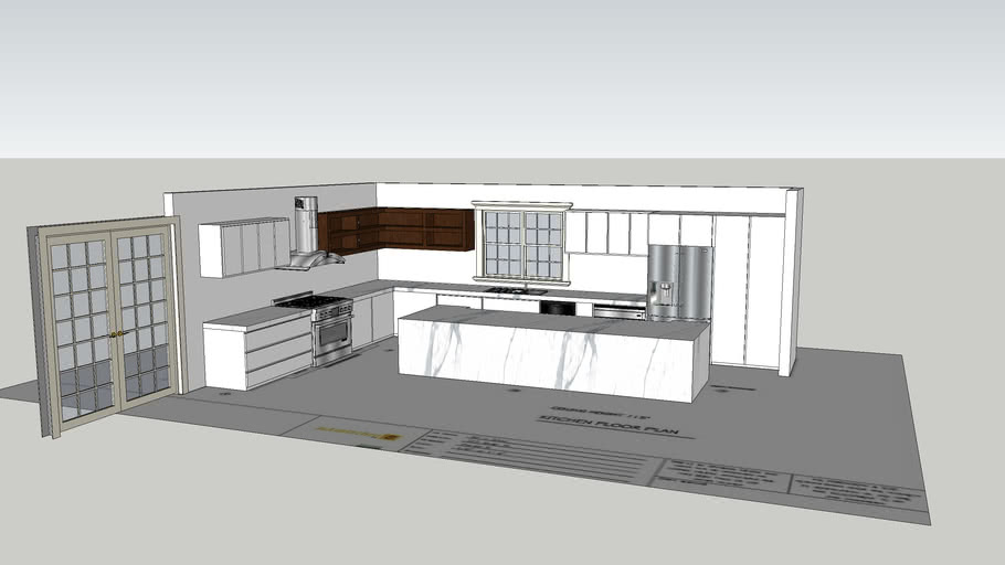 modern kitchen | 3D Warehouse