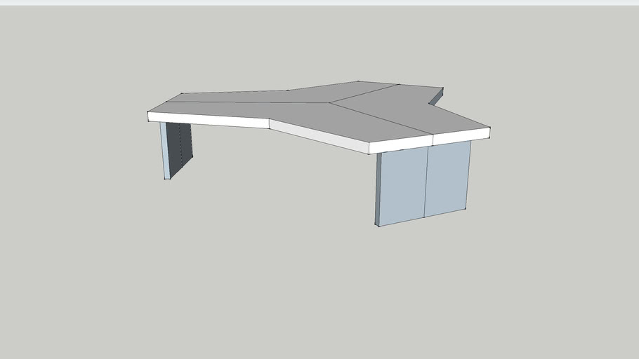 Triangle desks | 3D Warehouse