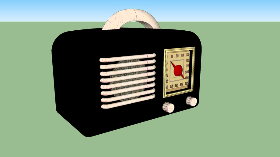Vintage Radio | 3D Warehouse