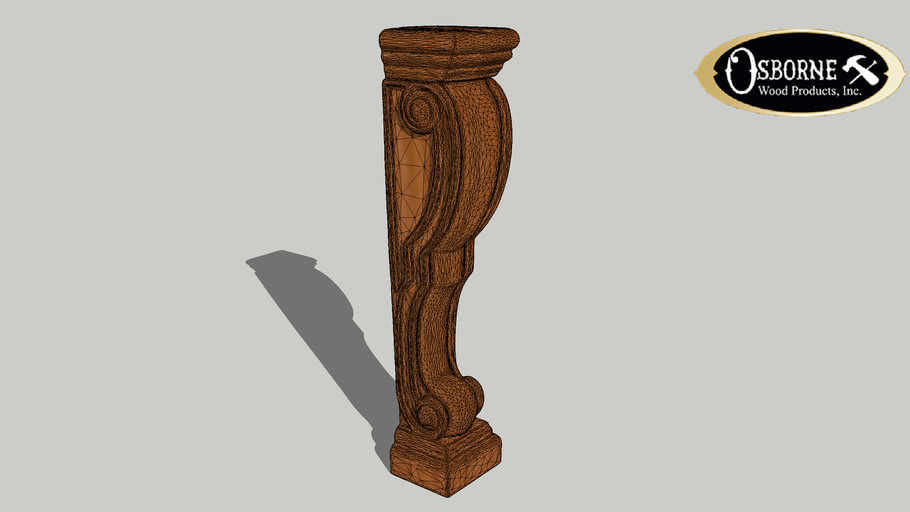Classic Island Height Corbel (36' x 8' x 7-1/2') | 3D Warehouse