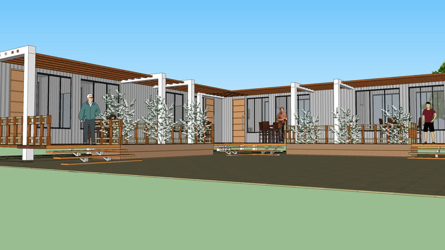 CONTAINER HOUSE-2 | 3D Warehouse