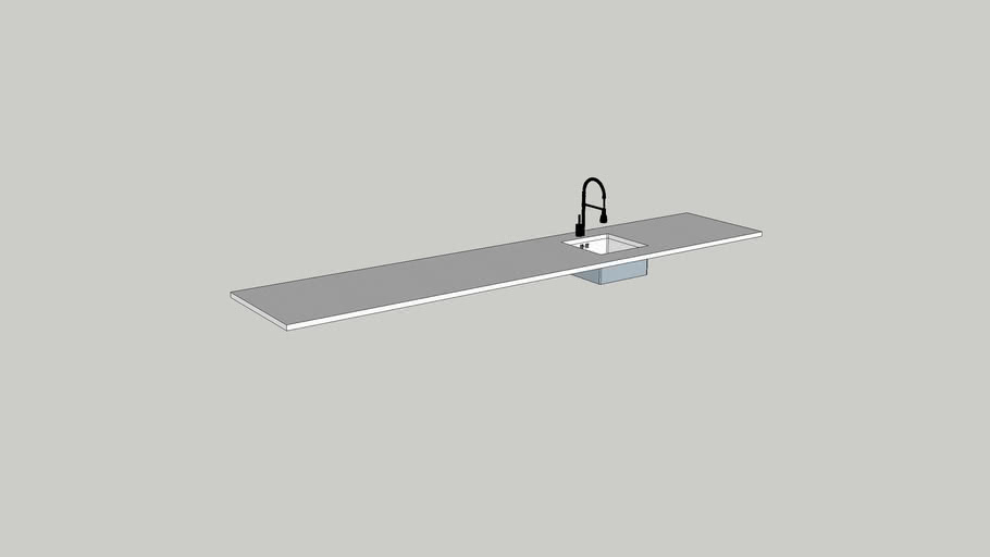 Kitchen Stone Sink | 3D Warehouse