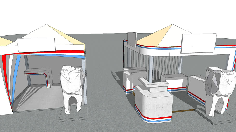 Booth Layout | 3D Warehouse