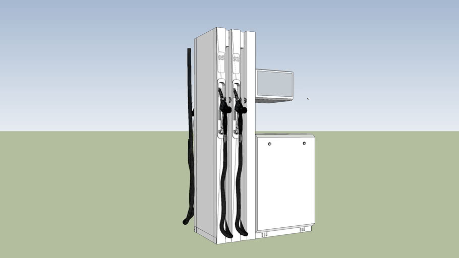 Gas Pump Station | 3D Warehouse