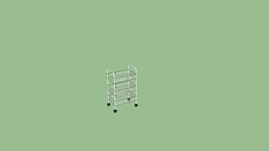 Bathroom Wire Cart | 3D Warehouse