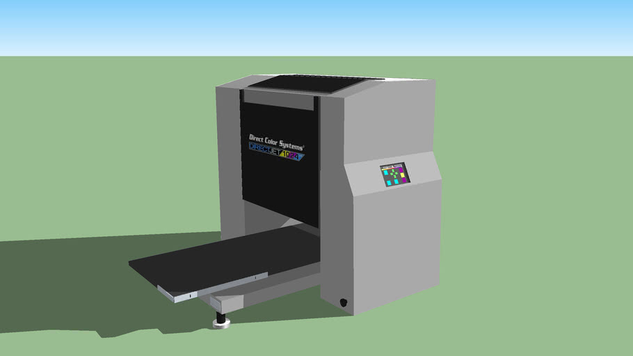 Direct Color Systems DCS 1024 UV Printer | 3D Warehouse