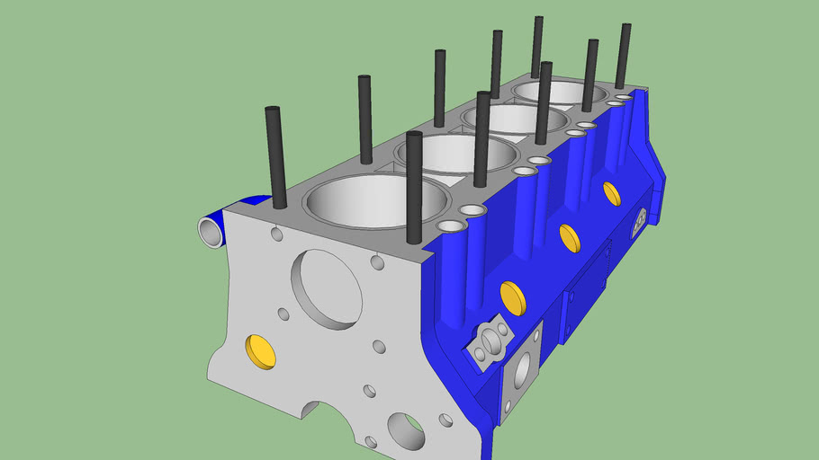 2.0L Engine Block | 3D Warehouse