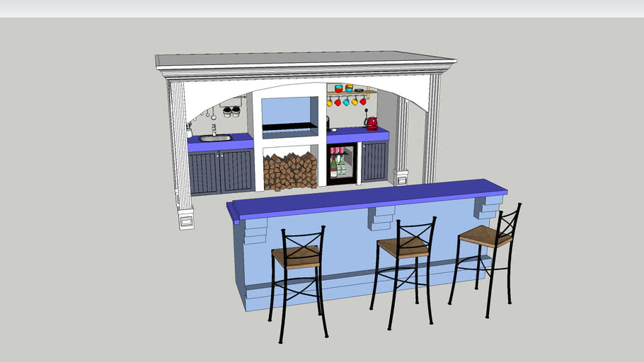 outdoor kitchen | 3D Warehouse