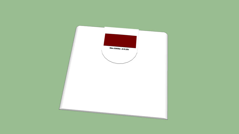 Weight Scale | 3D Warehouse