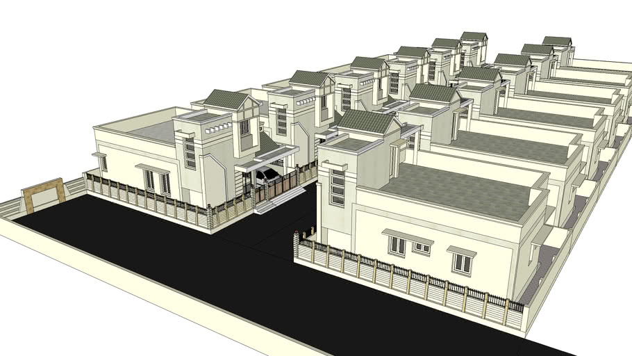 Row House | 3D Warehouse