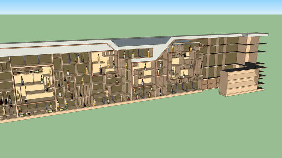 liquor store shelves | 3D Warehouse