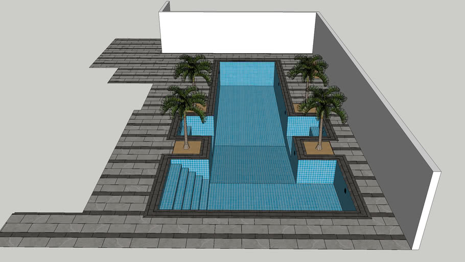 pool layout | 3D Warehouse