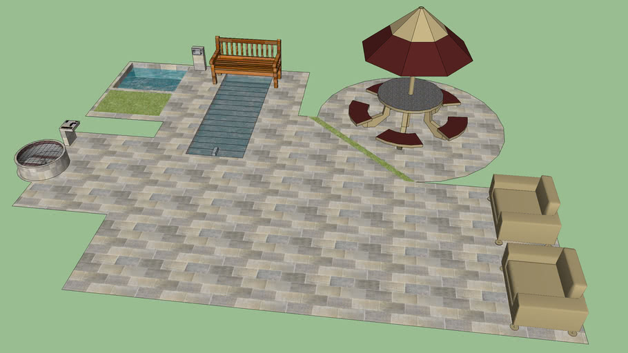 Modern Patio | 3D Warehouse