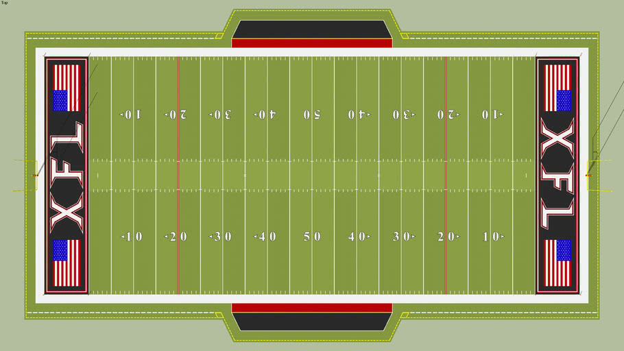 XFL Field | 3D Warehouse