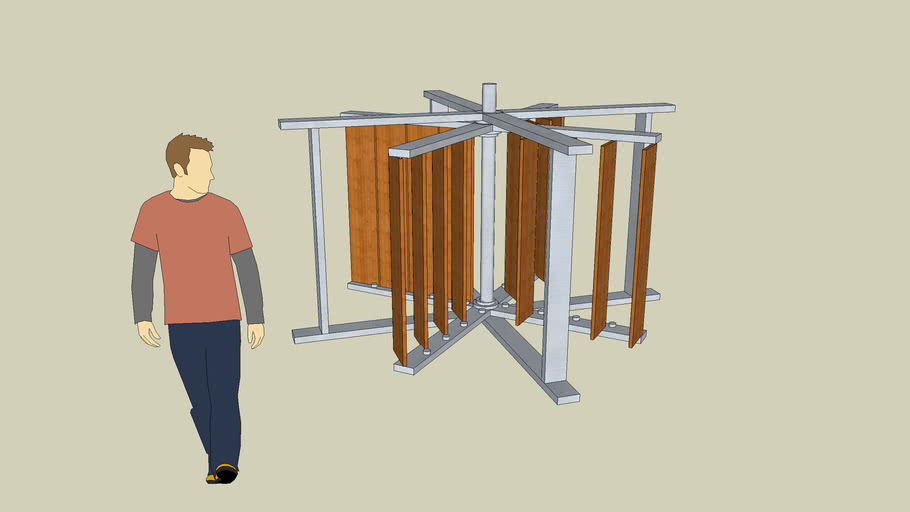 generador eolico horizontal | 3D Warehouse