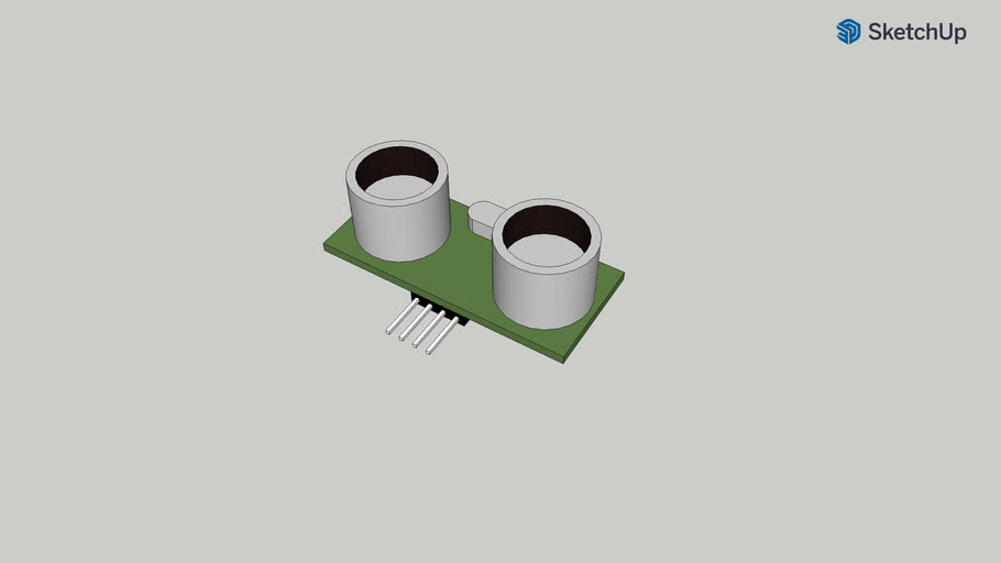 Sensor ultrasons HC-SR04 | 3D Warehouse