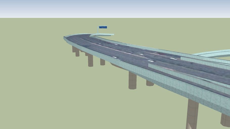 Delhi - Noida Expressway Highway Interchange, Entry and Exit Ramp | 3D ...