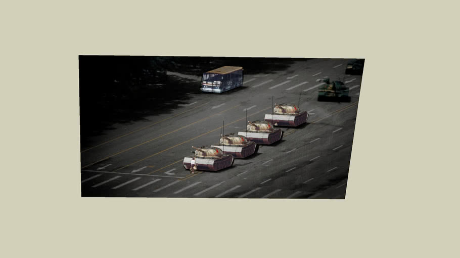 Tiananmen Square - Tank Man | 3D Warehouse
