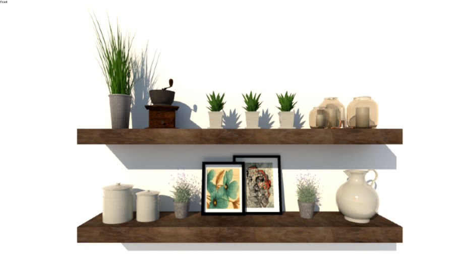 Floating Shelves | 3D Warehouse