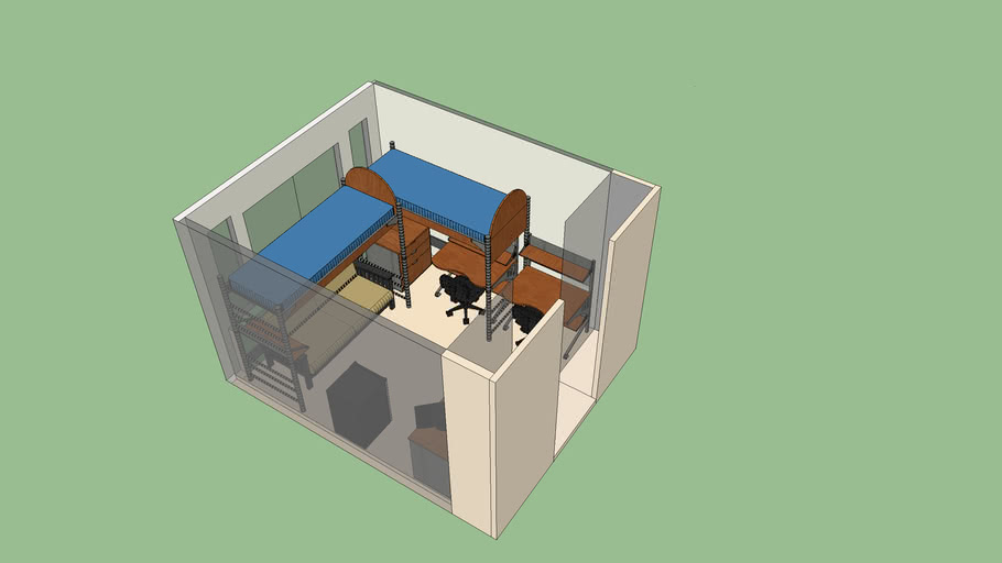 Dorm Room | 3D Warehouse