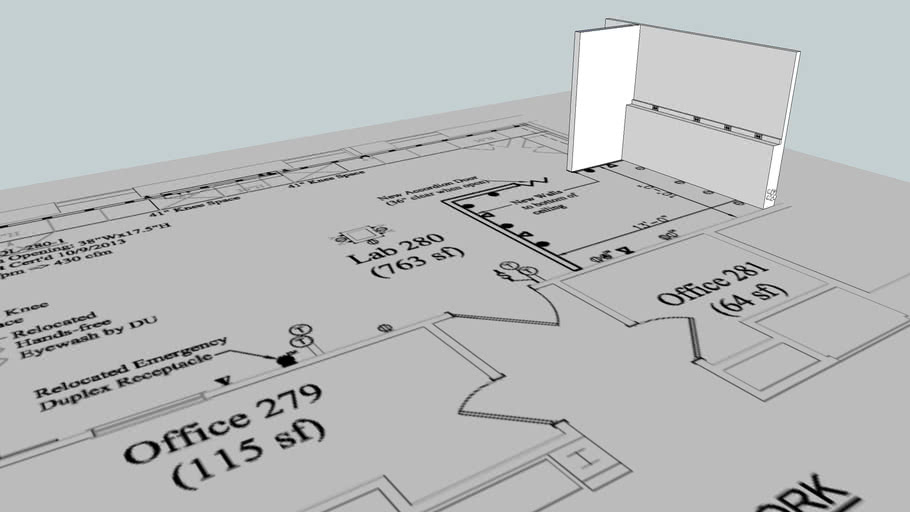 Chase wall detail | 3D Warehouse