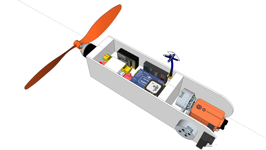 FPV flight wing | 3D Warehouse