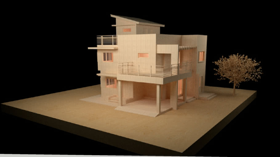 Maqueta virtual para vray | 3D Warehouse