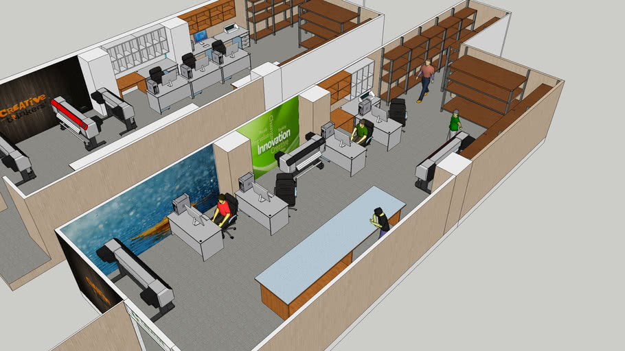 Production Area | 3D Warehouse