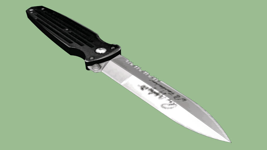 Gerber Applegate Fairburn Combat Knife | 3D Warehouse