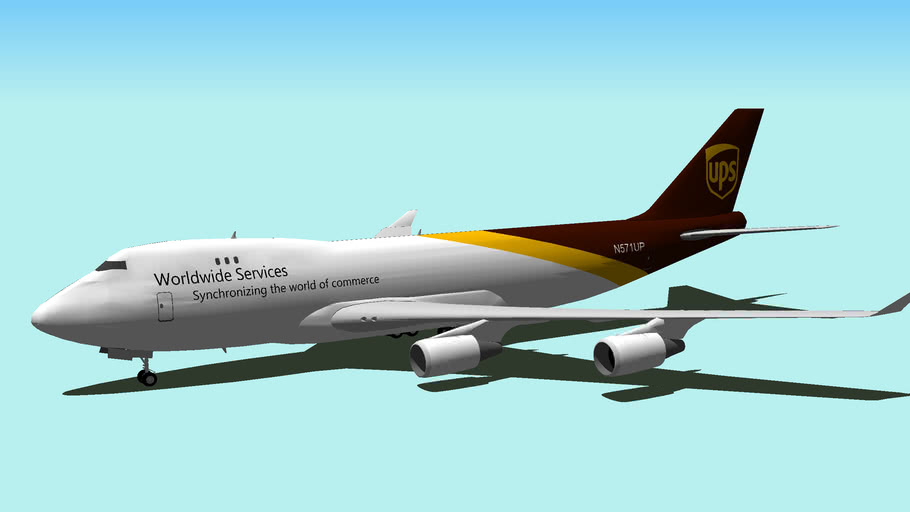 UPS Airlines (2008) Boeing 747-44AF/SCD | 3D Warehouse