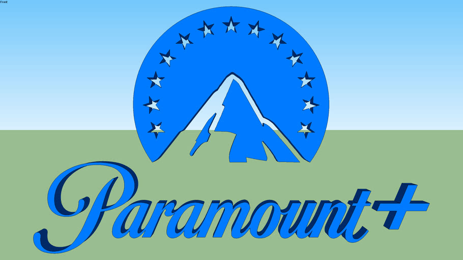 Paramount+ logo | 3D Warehouse