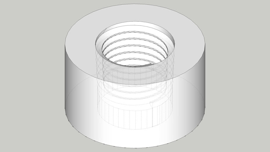 1/4' NPT 3D Print Compressed Air Thread | 3D Warehouse