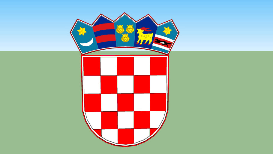 Grb Republike Hrvatske | 3D Warehouse