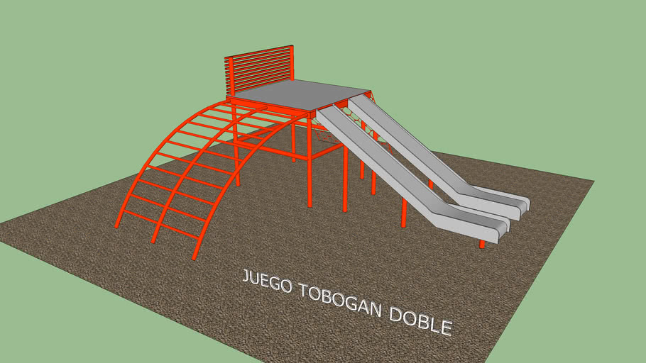 Juego de Tobogan doble | 3D Warehouse