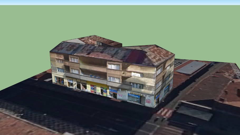 Building on Strada Muresenilor, Brasov | 3D Warehouse