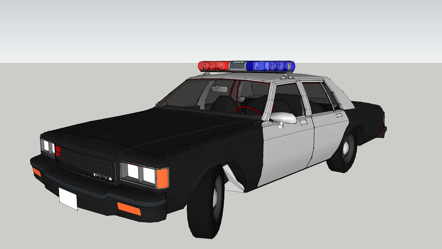 Chevy Caprice LAPD styled police car | 3D Warehouse