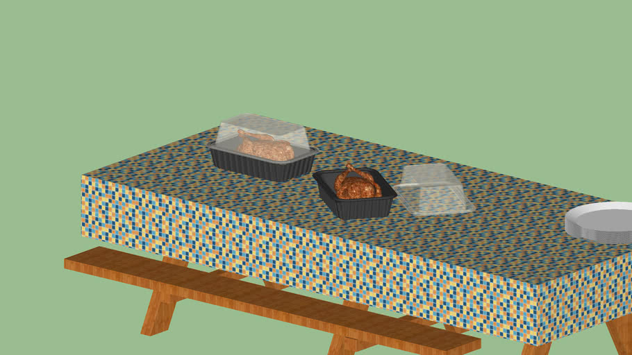 Rotisserie Chicken Package | 3D Warehouse