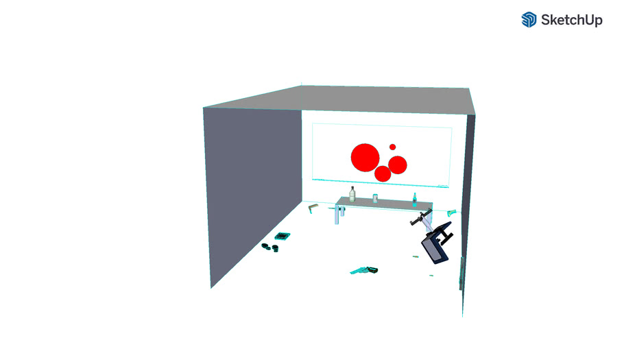 SketchUp 3D Model of 2D Crime Scene | 3D Warehouse